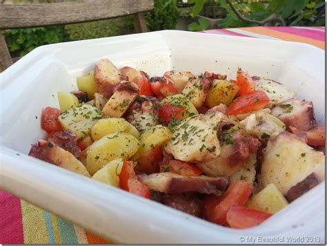 Salade de poulpe à la mauricienne My Beautiful World