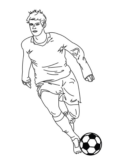 Kylian Mbappé Coloring Page Free Printable Coloring Pages for Kids