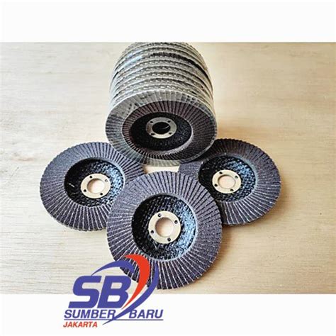 Jual MATA GERINDA GURINDA AMPLAS SUSUN 4 INCH FLAP DISC TEBAL MURAH 120