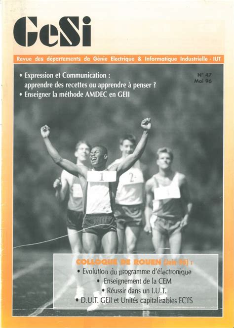 Maîtrise Génie électrique et informatique industrielle GEII