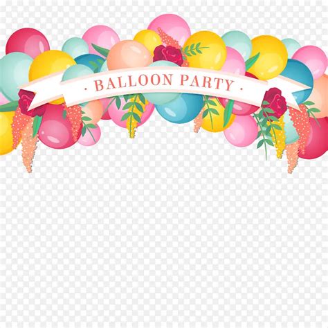 气球横幅生日祝福装饰PNG图片素材下载 图片编号qxgxnjry 免抠素材网
