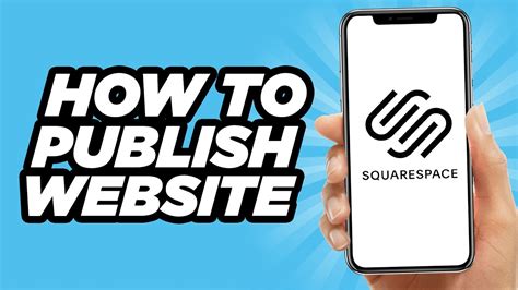How To Publish Squarespace Website Easy In Youtube