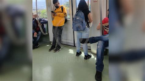 Pasajeros del Metro de Medellín reportan que se quedaron varados entre