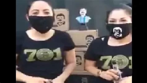 Hija de El Chapo reparte despensas a nombre de su papá video