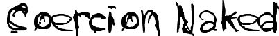 Coercion Naked Windows Font Free For Personal