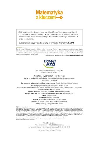 Page 4 Matematyka z kluczem 6 zbiór zadań