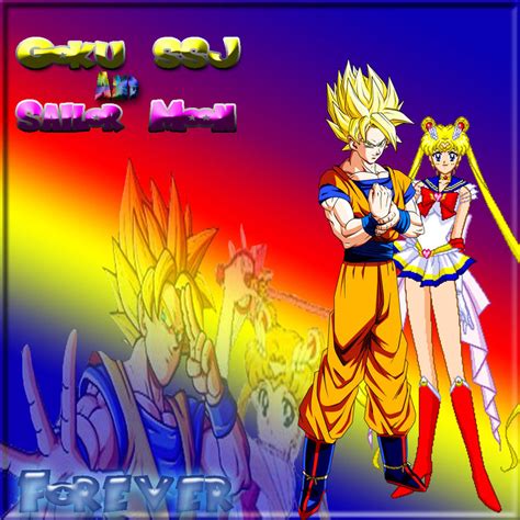 Goku Ssj X Sailor Moon By Dbzandsm On Deviantart