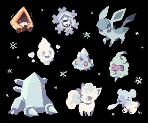Glaceon Alolan Vulpix Vanillite Snorunt Castform And More