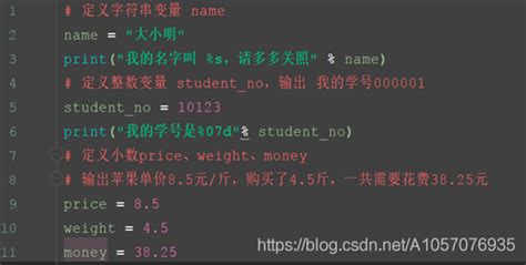 python变量类型及输入输出 csdn博客