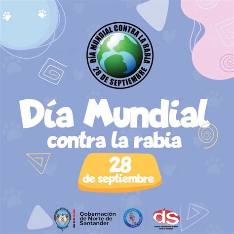 Día Mundial de la Rabia 28 de septiembre Instituto Departamental de Salud
