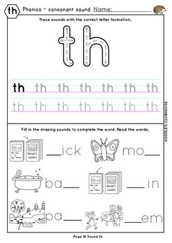 Phonics ZZ QU CH SH TH NG Worksheets By Koodlesch TPT