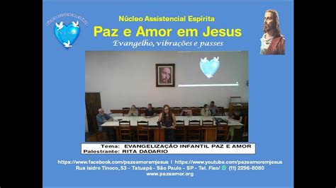 Domingo H Paz E Amor Em Jesus Evangelho Vibra Es