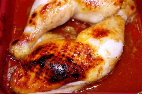 Recette facile et délicieuse les Cuisses de poulet à l orange