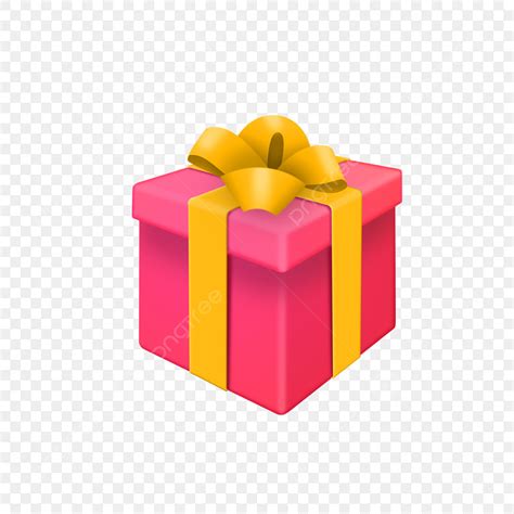 Hình ảnh Hộp Quà Hoạt Hình 3d PNG Hộp Quà Hộp Quà 3d Quà Tặng PNG