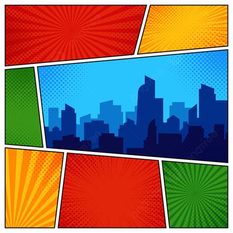 Fondo De La Ciudad De Superh Roes