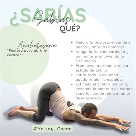 Yoga Movimiento Con Oscar On Instagram Anahatasana Una Postura