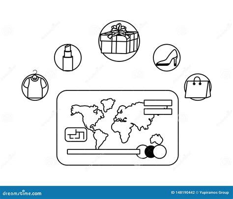 Dise o Del Icono De La Tarjeta De Cr dito Ilustración del Vector