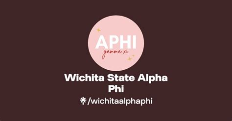 Wichita State Alpha Phi Instagram TikTok Linktree