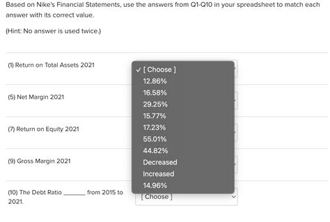Solved Nike Inc Consolidated Statements Of Income The Chegg