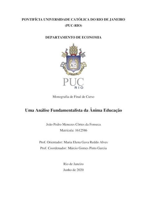 PDF PONTIFÍCIA UNIVERSIDADE CATÓLICA DO RIO DE João Pedro