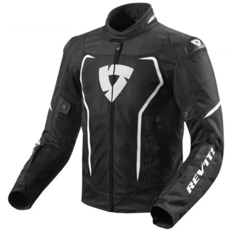 BLOUSON MOTO REV It Revit VERTEX AIR Noir Blanc Jacket EUR 192 14