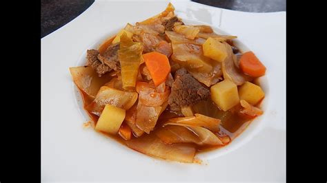 Weißkohl Eintopf mit gebratenem Rindfleisch nach Omas Rezept YouTube