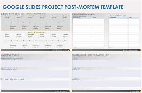 Free Google Slides Project Management Templates Smartsheet