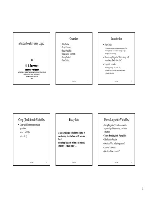 introduction to fuzzy logic pdf fuzzy logic logic