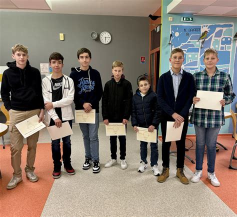 Diemeringen Huit collégiens lauréats du brevet dinitiation à l