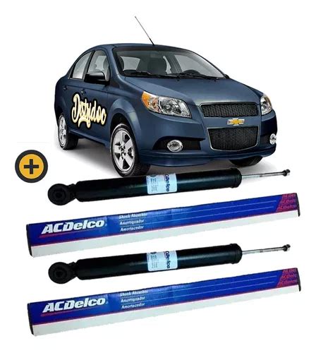 Kit X Amortiguadores Traseros Original Chevrolet Aveo Env O Gratis
