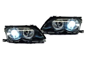 2 PHARE FEUX AVANT ANGEL EYES BMW E46 BERLINE PH2 XENON 320 330 D 320d