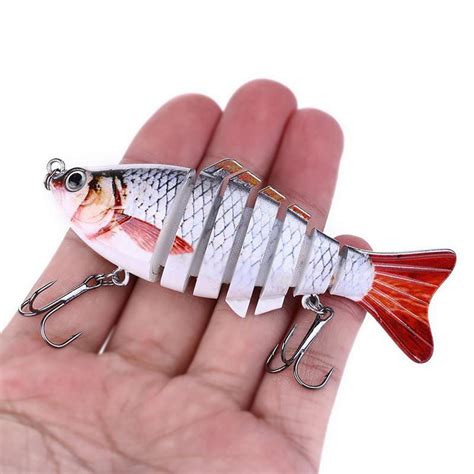 Jointed Multi Sections Fishing Lure 10cm 15 5g Wobbler Crankbait