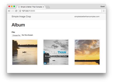 How To Crop Images In A Django Application