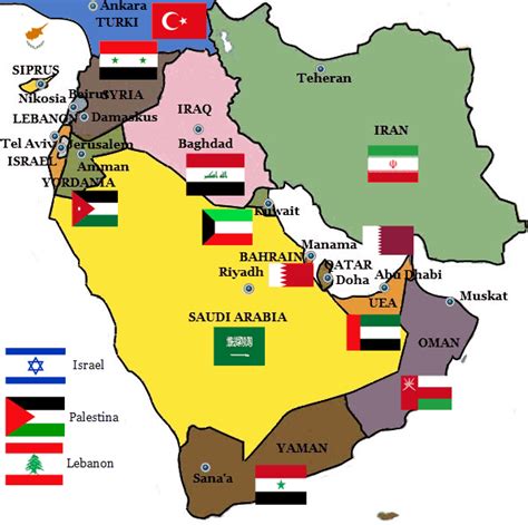 Negara Negara Yang Ada Di Asia Barat Daya Salah Satu Sikap Disiplin