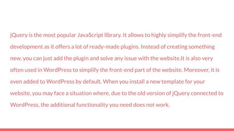 PPT Adding JQuery To Your WordPress Website PowerPoint Presentation