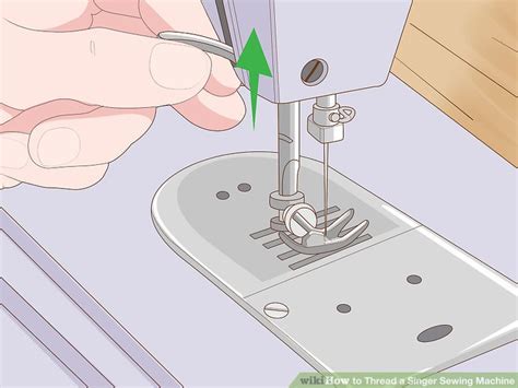 How To Thread A Singer Sewing Machine With Pictures Wikihow