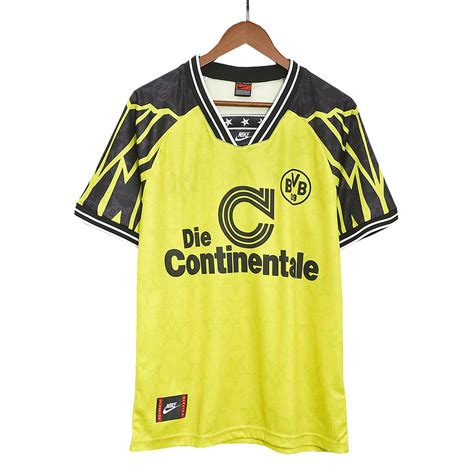 Borussia Dortmund Home Jersey Retro 1994 95 Goaljerseys