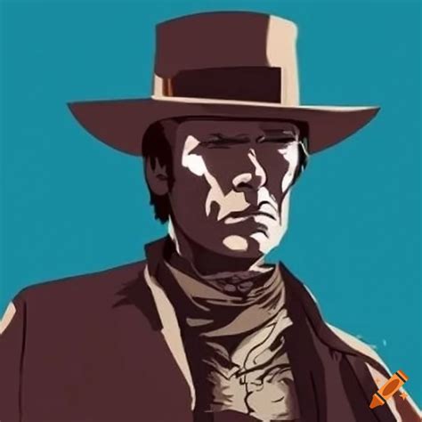 Western Movie Poster Inspired By Clint Eastwood