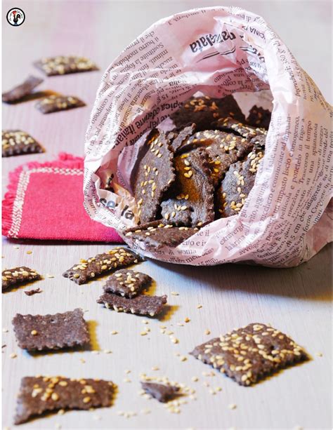 Crackers Con Farina Di Riso Venere E Sesamo Bianco Sani E Velocissimi