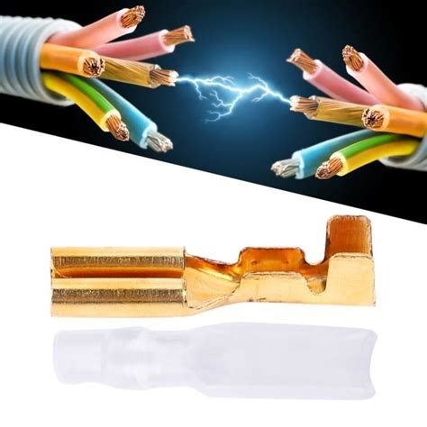 Ces Terminal En Or Borne De Fil Paires De Connecteurs Sertir En