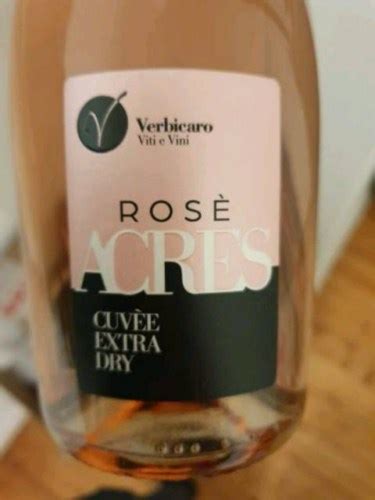 Verbicaro Viti e Vini Acres Cuvèe Extra Dry Rosè Vivino US