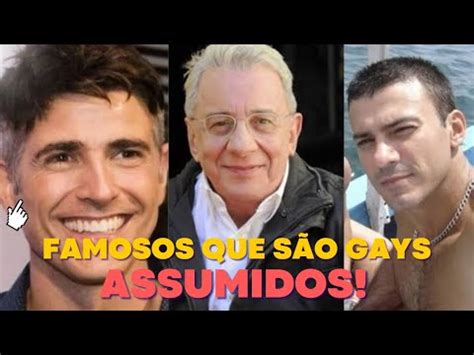 VEJA FAMOSOS QUE SÃO GAYS ASSUMIDOS YouTube