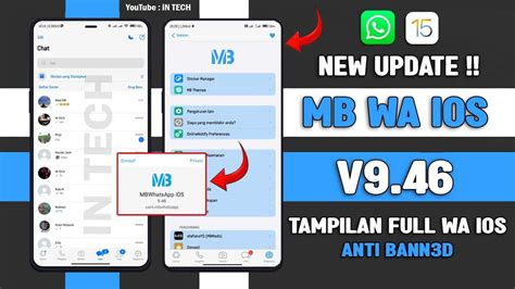 Mb Whatsapp Ios V F Terbaru Mb Wa Ios Update Desember B M