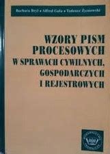 Wzory Pism Procesowych W Sprawach Cywilnych Ksi Ka Allegro