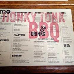 Honky Tonk BBQ Chicago IL United States Menu