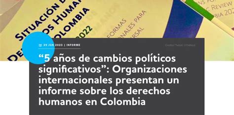 5 años de cambios políticos significativos Organizaciones