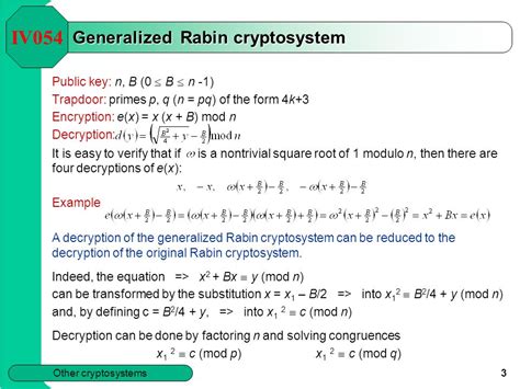 chapter 8 other cryptosystems ppt download