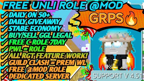 FREE UNLI ROLE BANG GTPS 2024 GTPS 2024 TERBARU GROWTOPIA