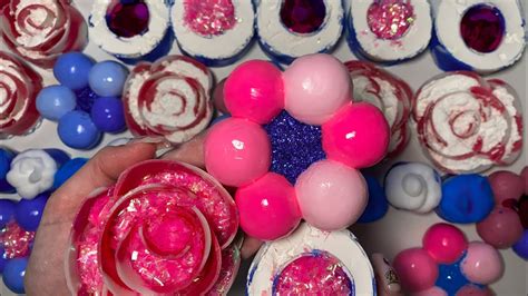 Asmr Soapcrushing Soap Boxes With Foam Starch And Glittercrushing
