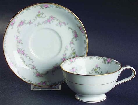 Windsor Footed Cup Saucer Set By Noritake Replacements Ltd Cup